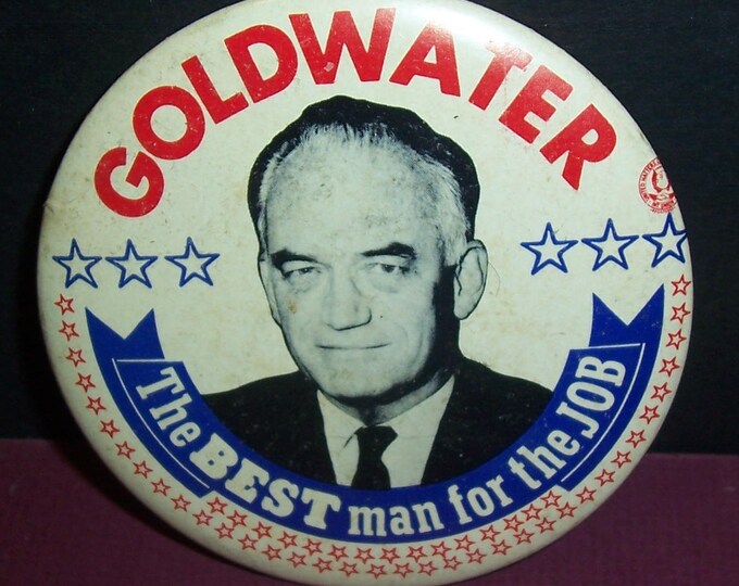 1964 Goldwater Button Presidential Election - Etsy