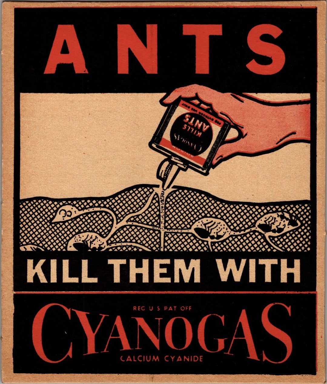 Vintage Cyanogas Ant-killer Store Sign - Etsy