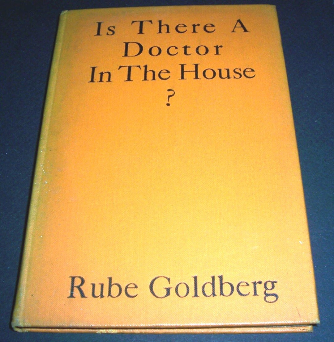 1929 Book, is There a Doctor in the House, Rube Goldberg - Etsy