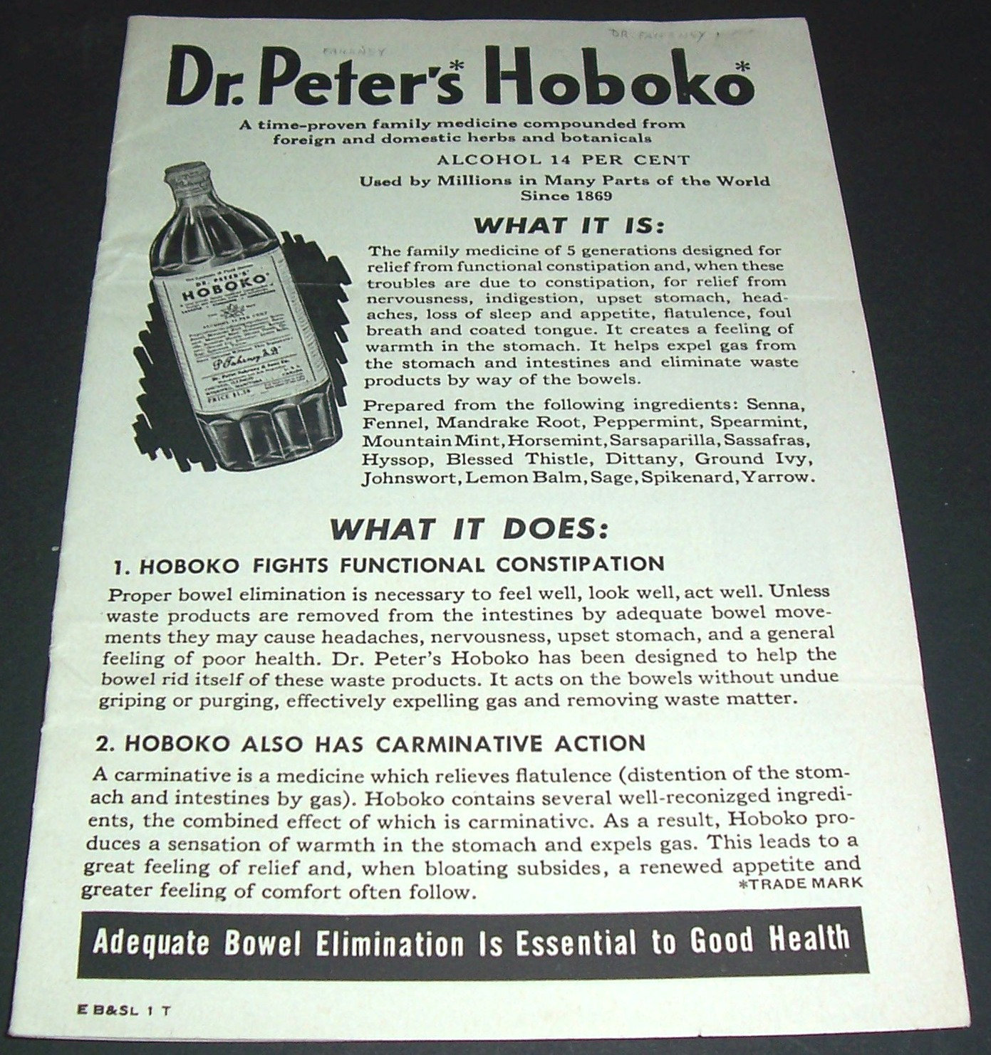 1930s Dr. Peter's Hoboko Booklet, 3 Languages - Etsy