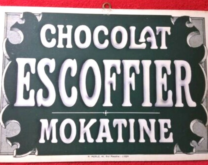 1930s French Store Sign, Chocolate - Etsy