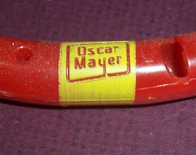 Vintage Oscar Mayer Weiner Whistle - Etsy