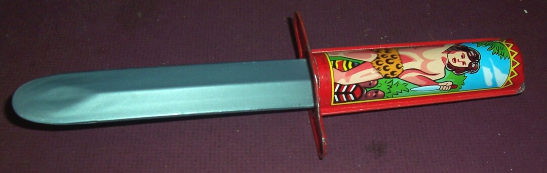 1950s Retractable Toy Dagger, Tin Handle - Etsy