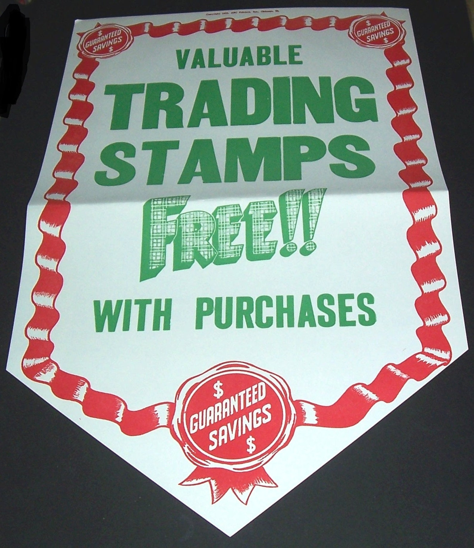 4 Different 1950s Store Trading Stamps Signs - Etsy