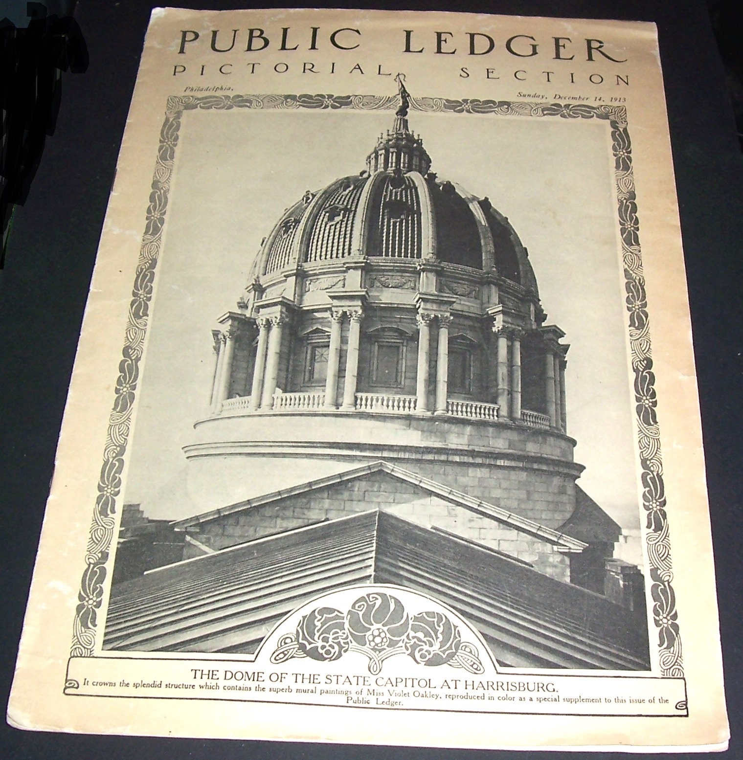 December 1913 Philadelphia Public Ledger Pictorial Section - Etsy