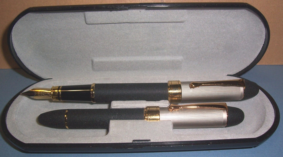 Vintage Fountain Pen & Ballpoint Set, Unused in Box - Etsy
