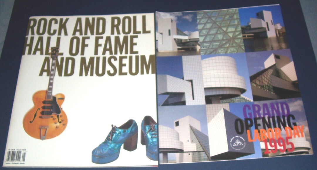 1995 Rock & Roll Hall of Fame Brochure, Grand Opening Program, 2 Grand ...