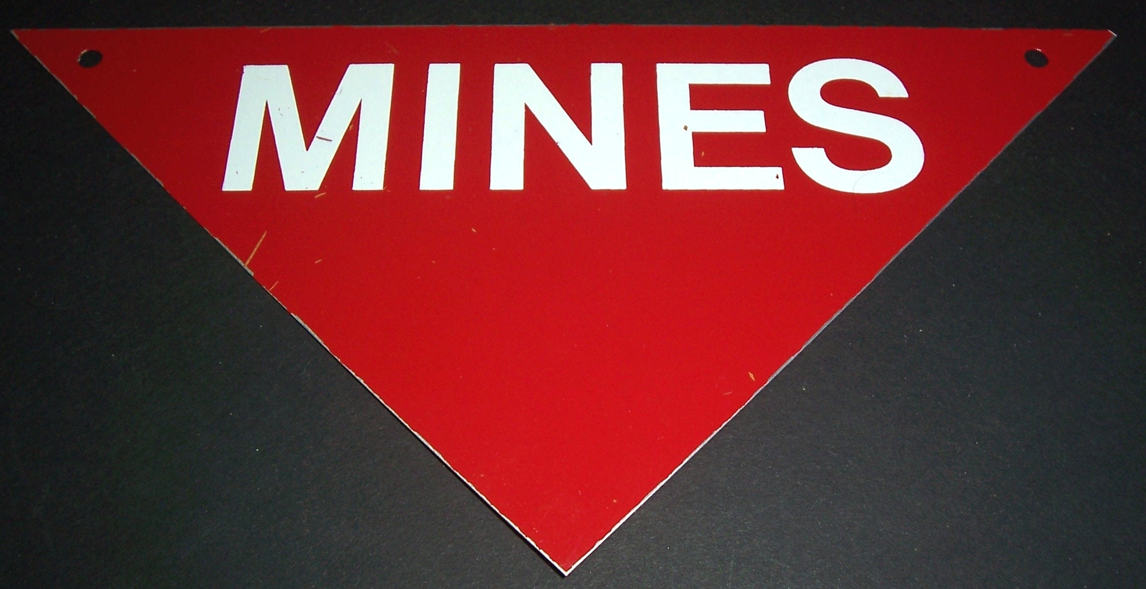 Vietnam-era Metal Military Mines Sign - Etsy