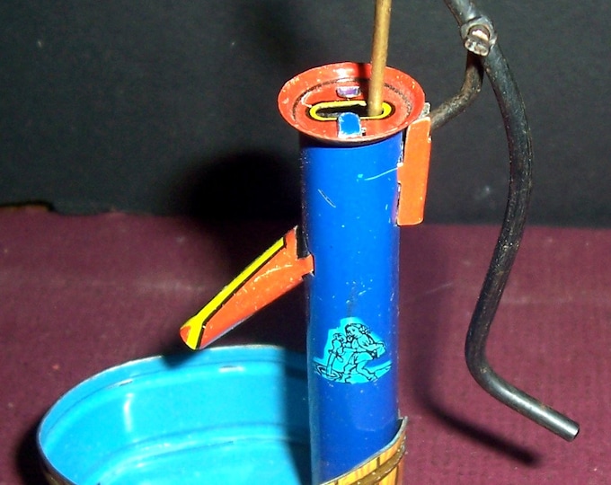 Vintage Tin Toy Water Pump, German Made - Etsy