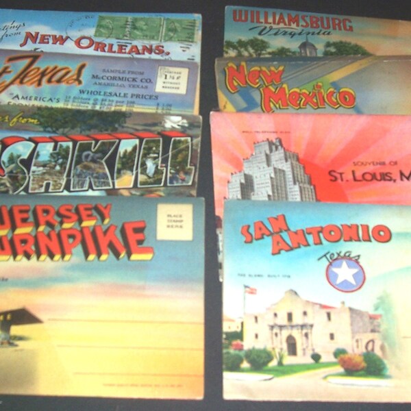 Postcard Folder - Etsy