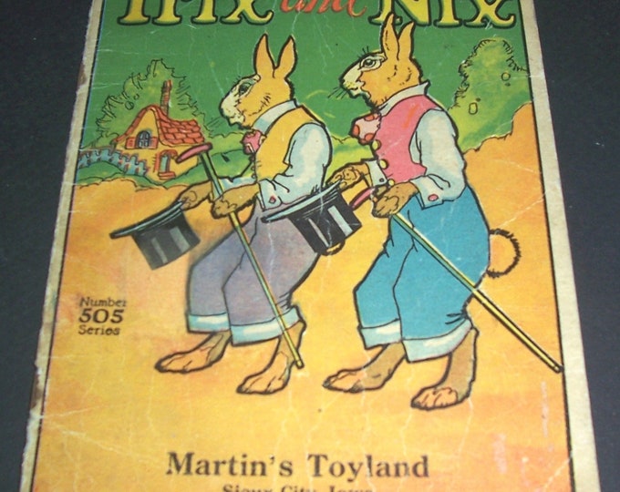 1920s Trix & Nix Children's Book, Rabbits - Etsy
