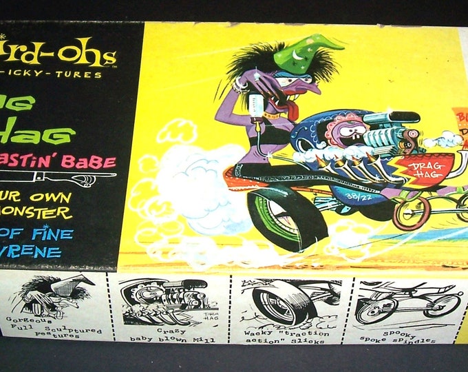 1963 Hawk Weird-ohs Drag Hag Model Kit - Etsy