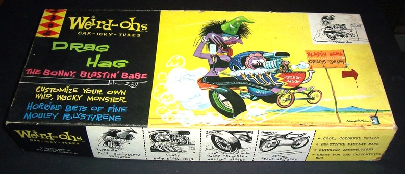 1963 Hawk Weird-ohs Drag Hag Model Kit - Etsy