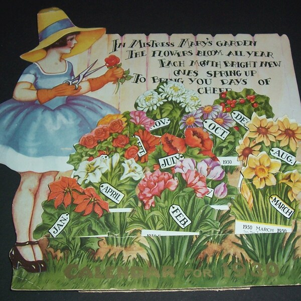 Die Cut Calendar - Etsy