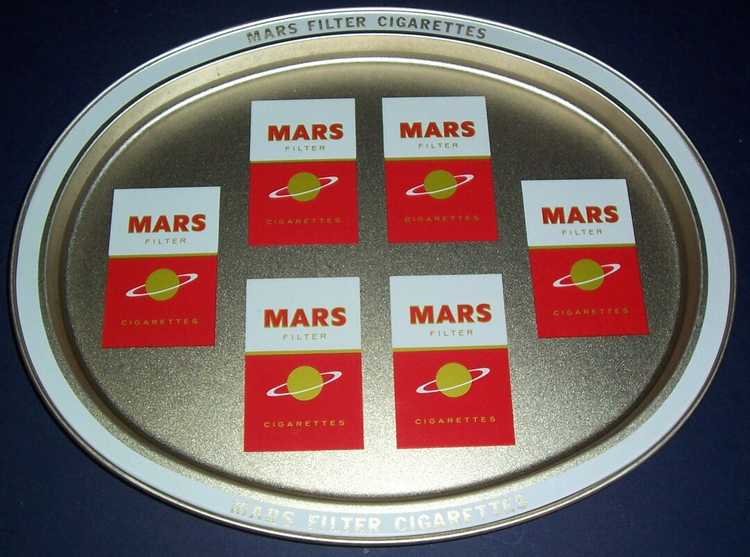 Vintage Mars Cigarettes Serving Tray - Etsy