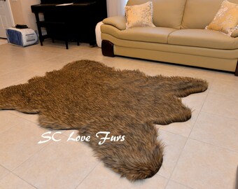 Bearskin rugs | Etsy