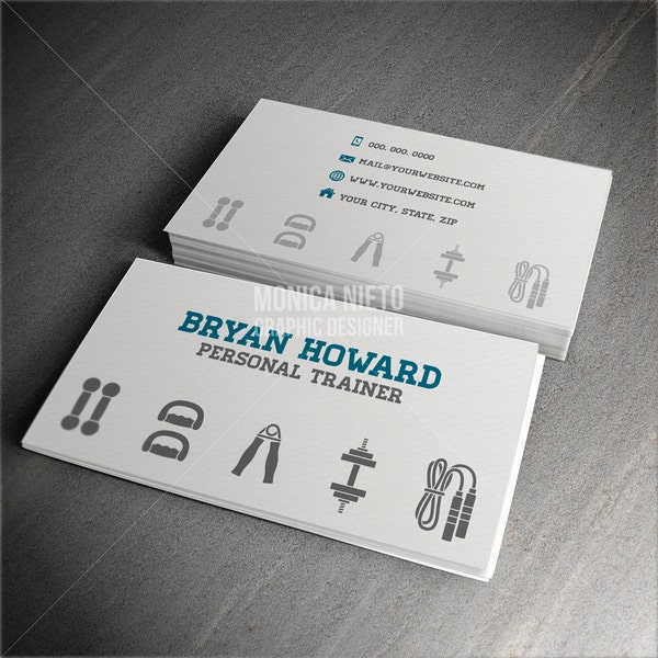 Fitness Card - Etsy