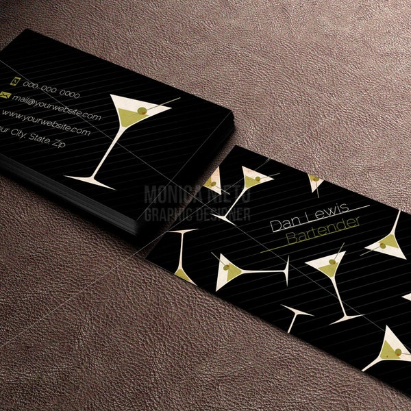 Business Cards for Bar - Etsy