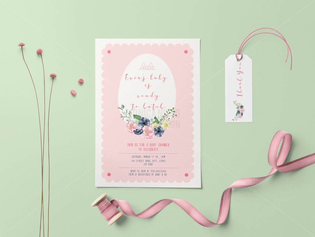 About to Hatch Baby Shower Invitation/ Ready to Hatch Baby Shower ...