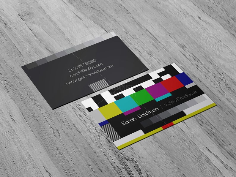 Youtube Video Producer Business Cards/ Social Media/ Animator ...
