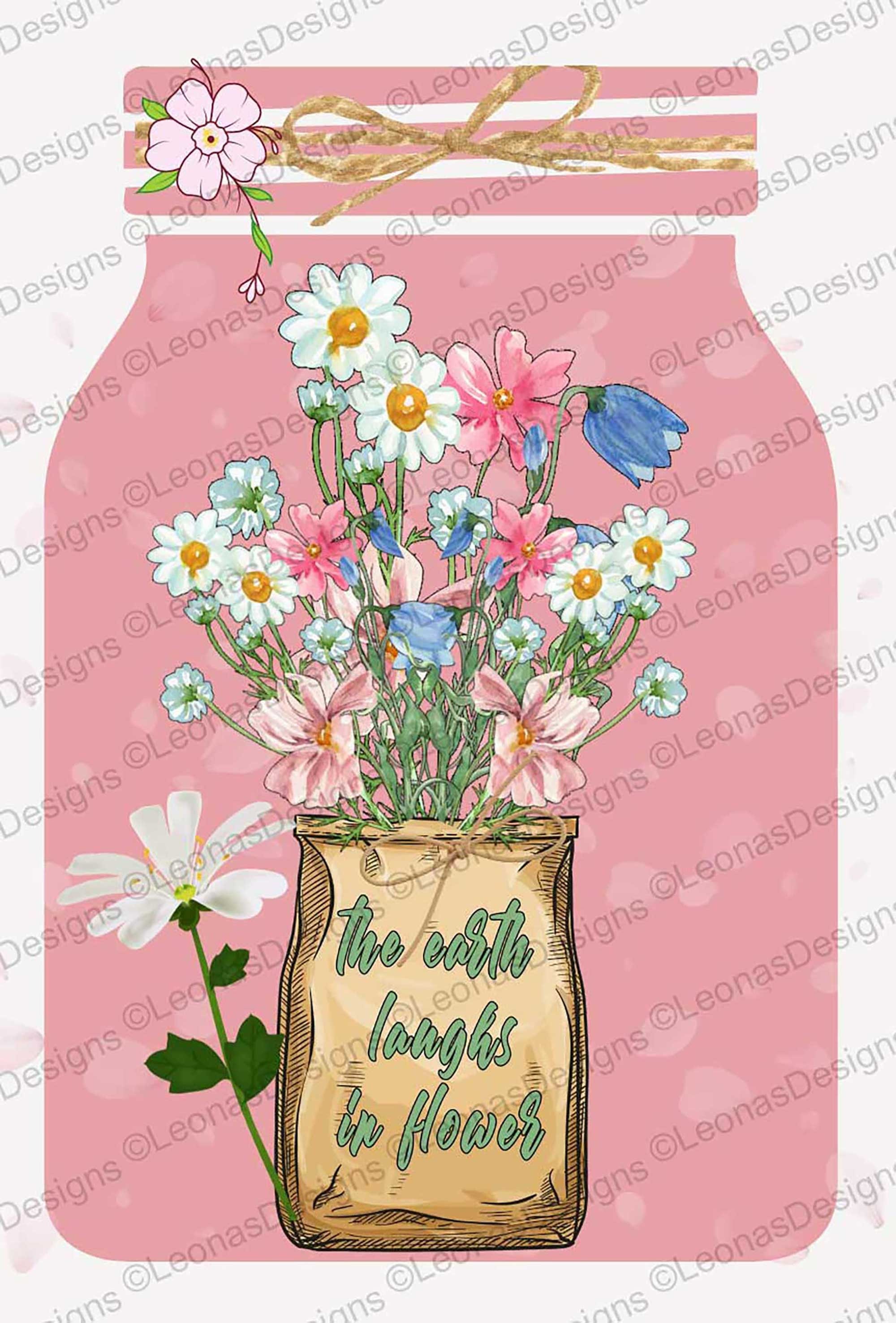 Mason Jars With Inspiring Quotes in Two Sizes. Printable. Digital ...