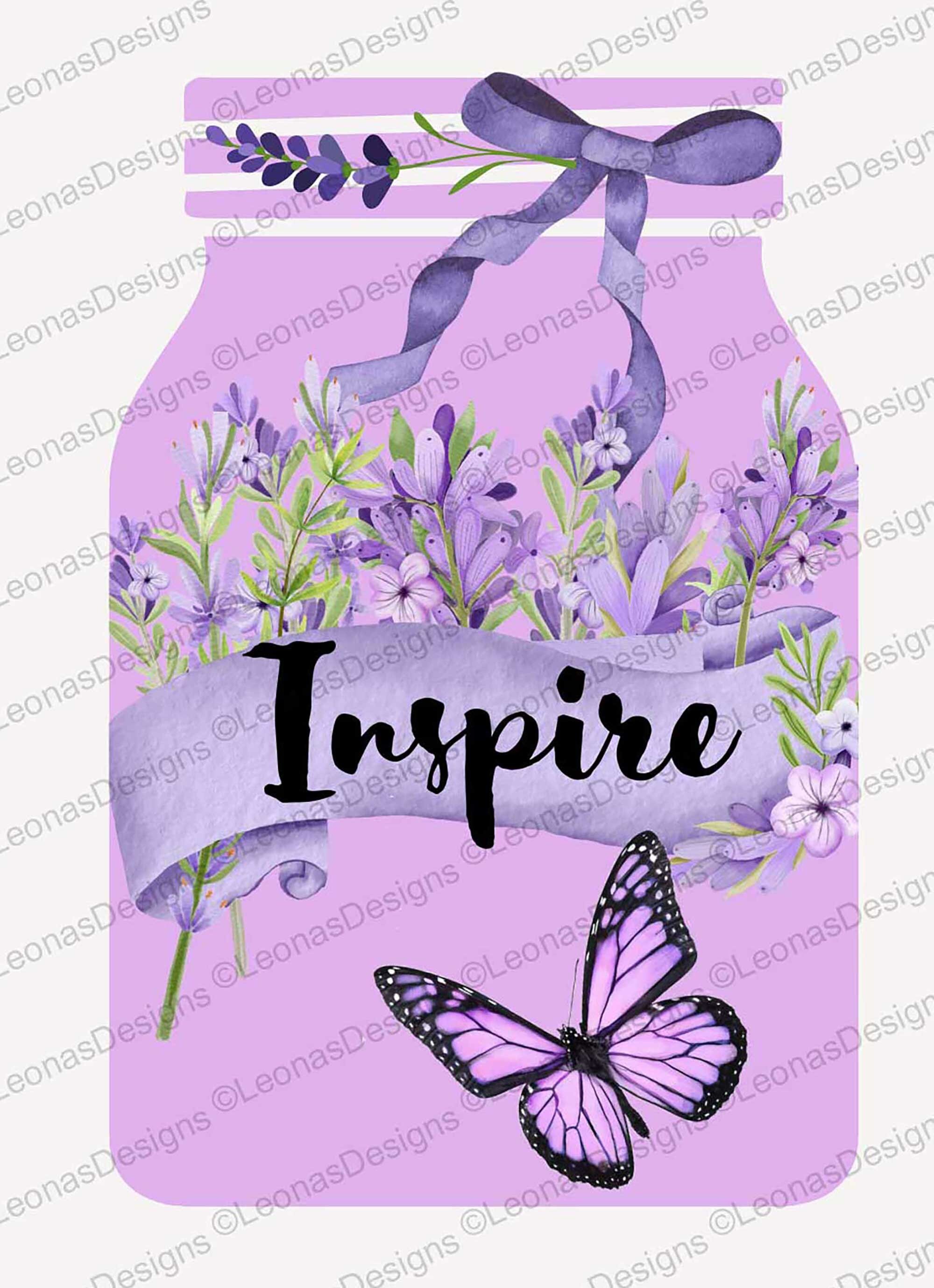 Mason Jars With Inspiring Quotes in Two Sizes. Printable. Digital ...