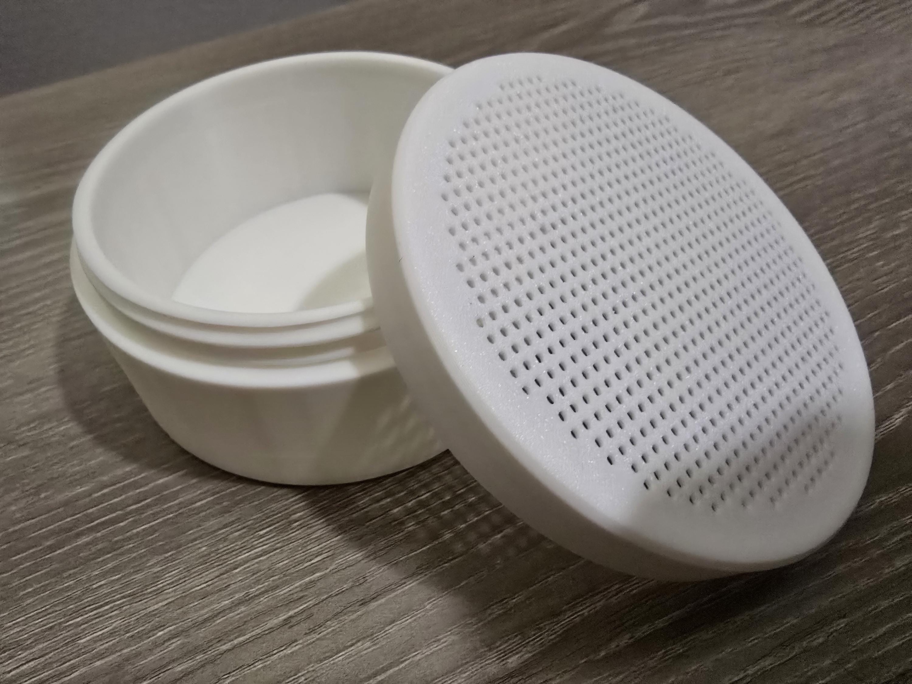Compact 3d-printed Circular Storage Container – Perfect for Small ...