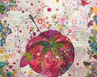 Peppermint Collage Quilt Pattern Laura Heine Fiberworks | Etsy