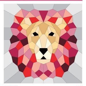 The Lion Quilt Pattern English Paper Piecing Violet Craft VC017 - Etsy