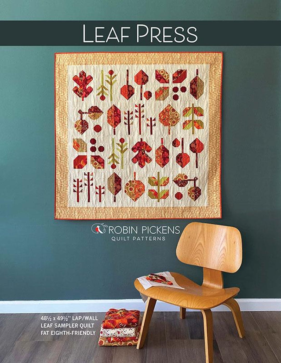 Leaf Press Quilt Pattern - Robin Pickens - Moda - RPQP-LP150 - Etsy