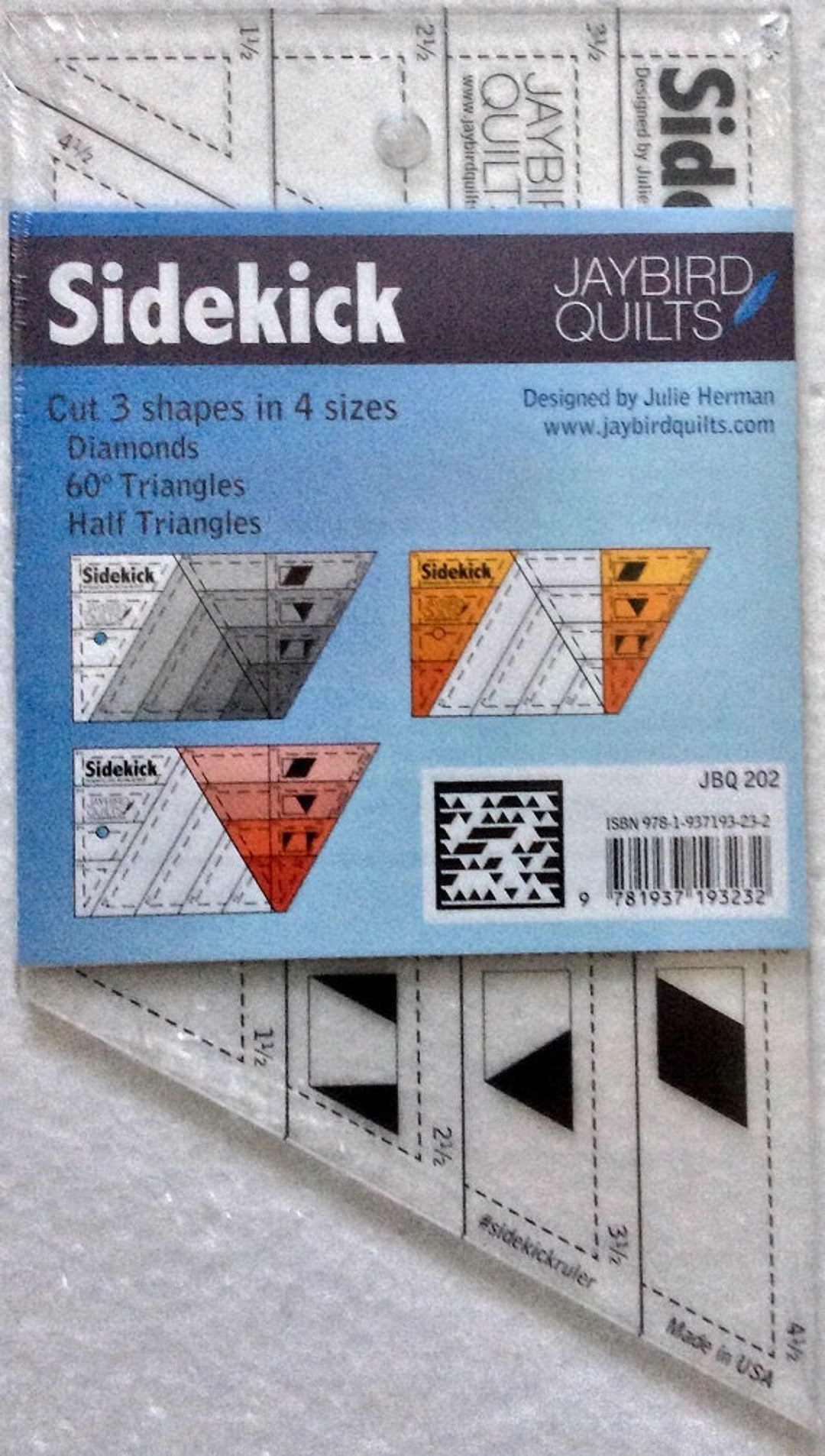 Ruler - Sidekick - Julie Herman - Jaybird Quilts - Moda - JBQ 202 - Etsy
