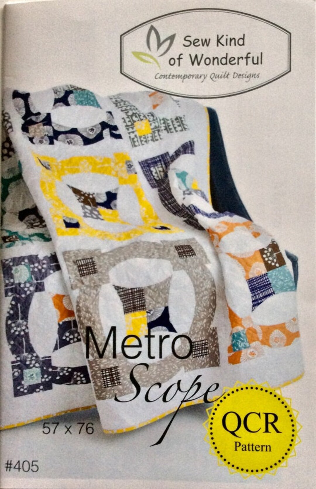SALE!! Metro Scope Quilt Pattern - Sew Kind of Wonderful - SKW 405 ...