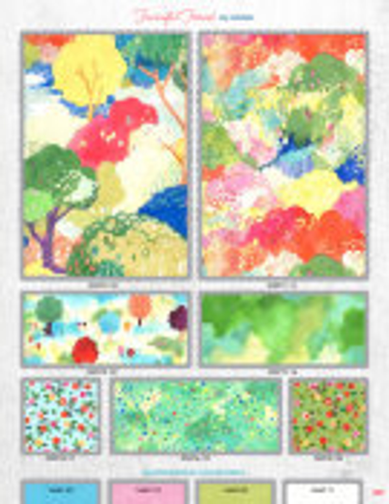 Fanciful Forest Momo Moda 42 Pieces Charm Pack - Etsy