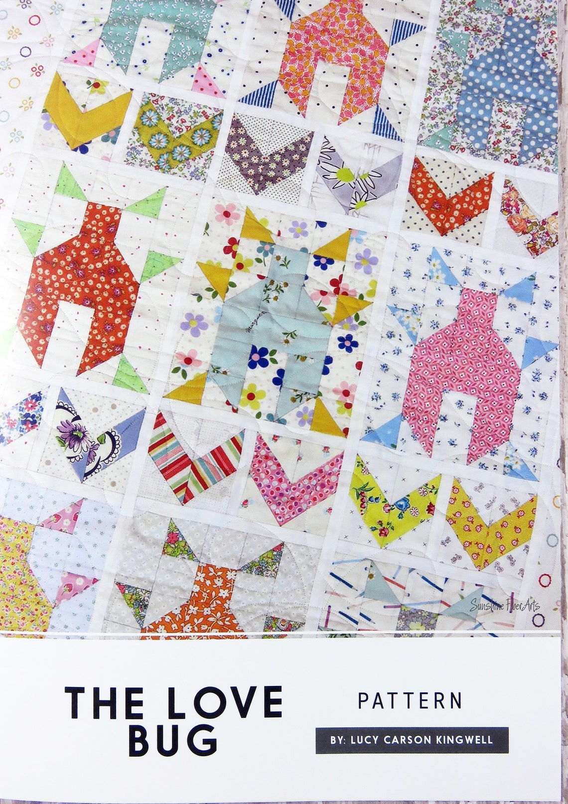 The Love Bug Quilt Pattern Lucy Carson Kingwell Jen - Etsy