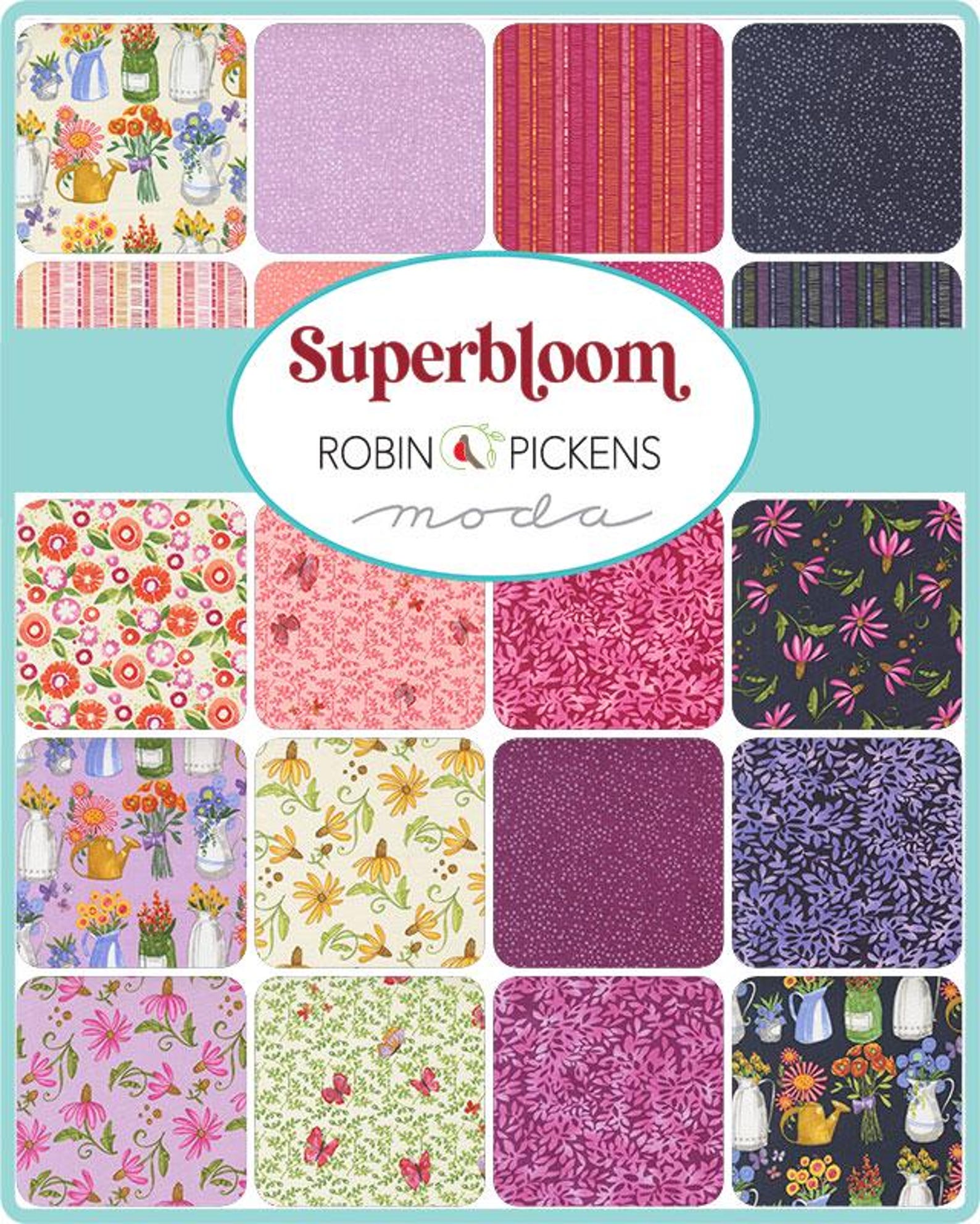 Fiona's Daisy Chain Quilt Pattern - Robin Pickens - Moda - RPQP-FDC162 ...