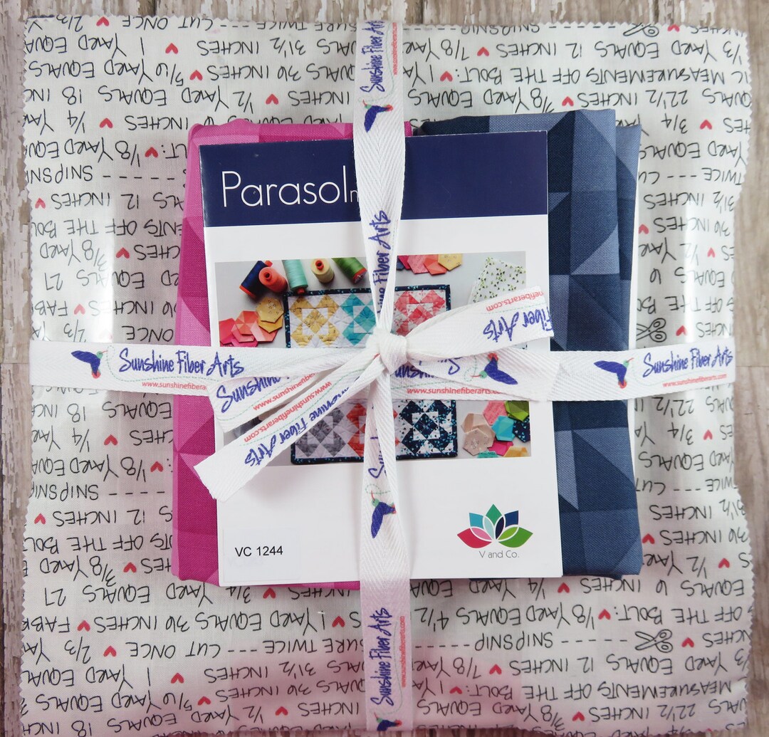 SALE!! Parasol Mini Quilt Pattern and Fabric Kit - V and Co - Vanessa ...