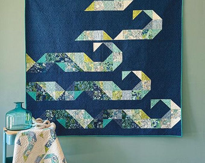 Surf Wave Quilt Pattern - Serena Shores - Robin Pickens - Moda - RPQP ...