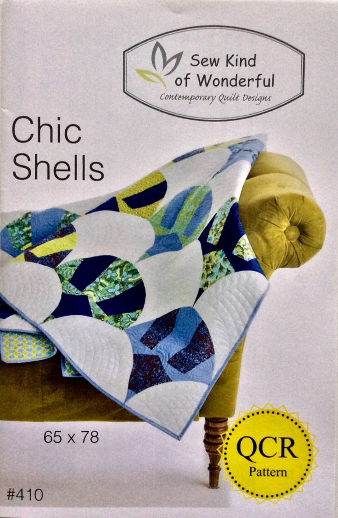 Chic Shells Quilt Pattern Sew Kind of Wonderful SKW 410 QCR Pattern - Etsy