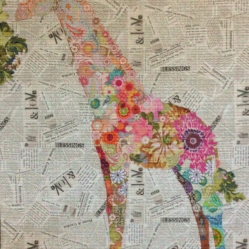 Peppermint Collage Quilt Pattern From Fiberworks by Heine - Etsy