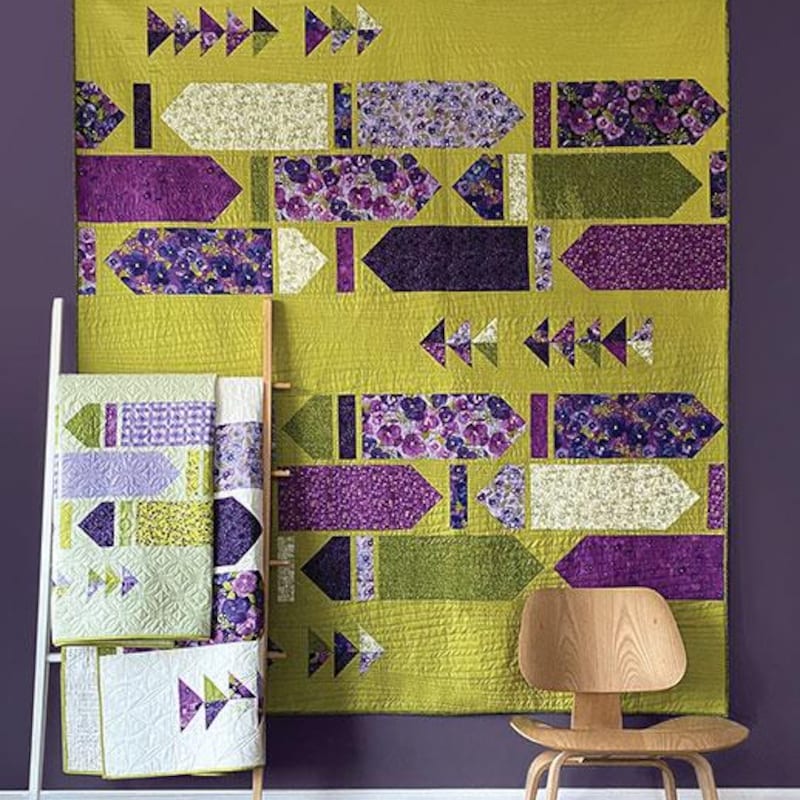 Pansys Posies Fabric - Etsy
