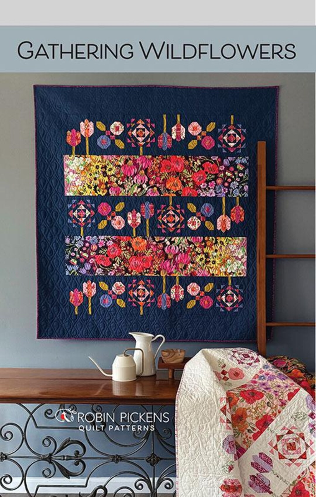 Gathering Wildflowers Quilt Pattern - Robin Pickens - Moda - RPQP-GW161 ...