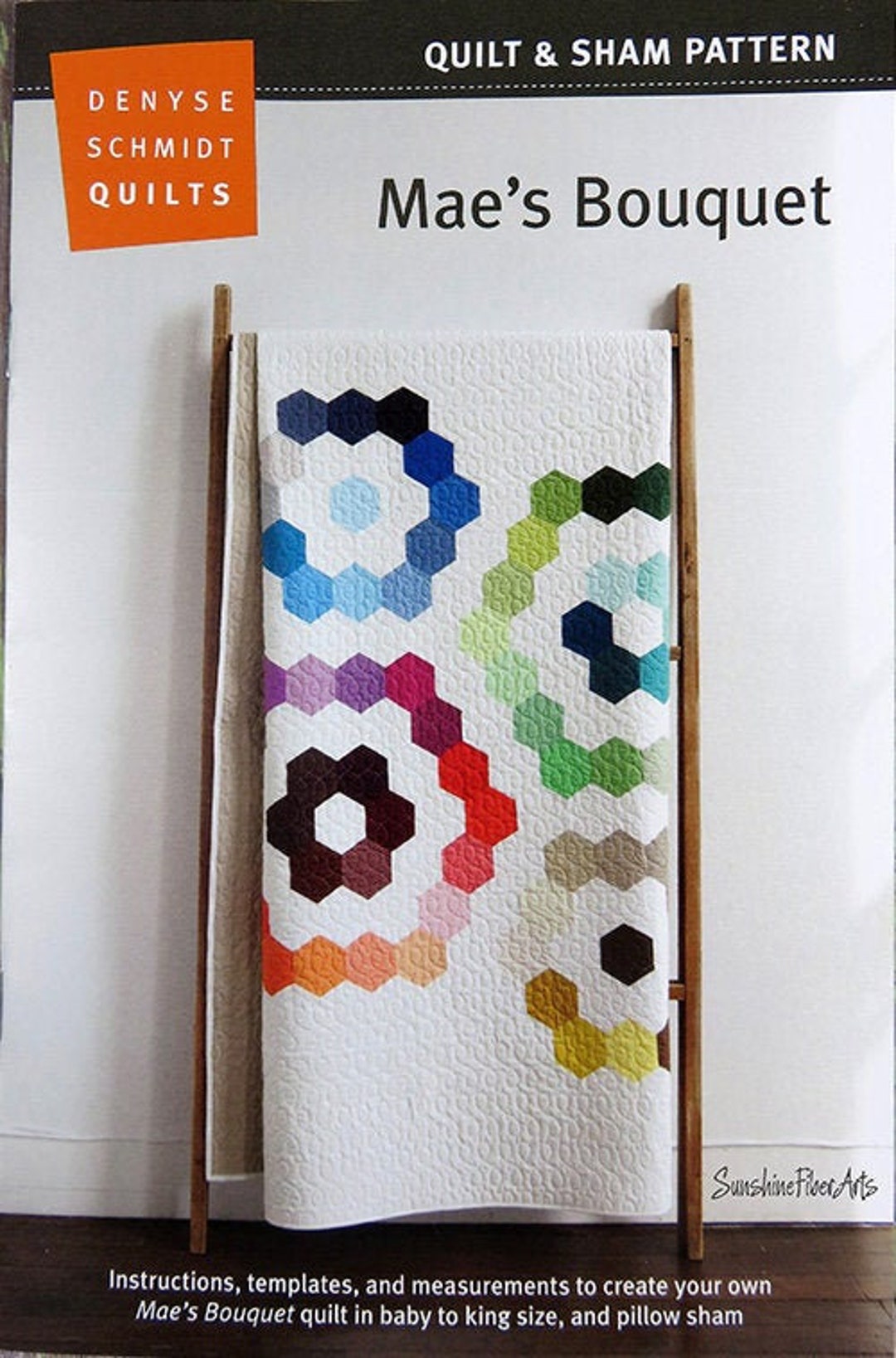 SALE!! Mae's Bouquet Quilt and Sham Pattern - Denyse Schmidt - Denyse ...