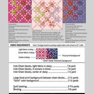 Fiona's Daisy Chain Quilt Pattern - Robin Pickens - Moda - RPQP-FDC162 ...