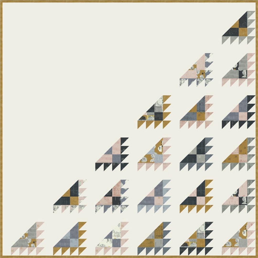 Half the Way Quilt Pattern - Zen Chic - Brigitte Heitland - Moda - HWQP ...