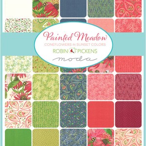 Beanstalk Quilt Pattern - Painted Meadow - Robin Pickens - Moda - RPQP ...