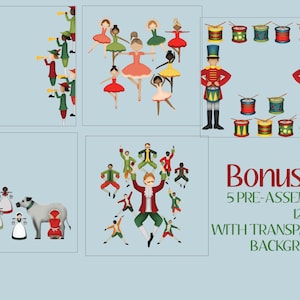 12 Days of Christmas - GIANT Clip Art Pack With Bonuses! - Etsy