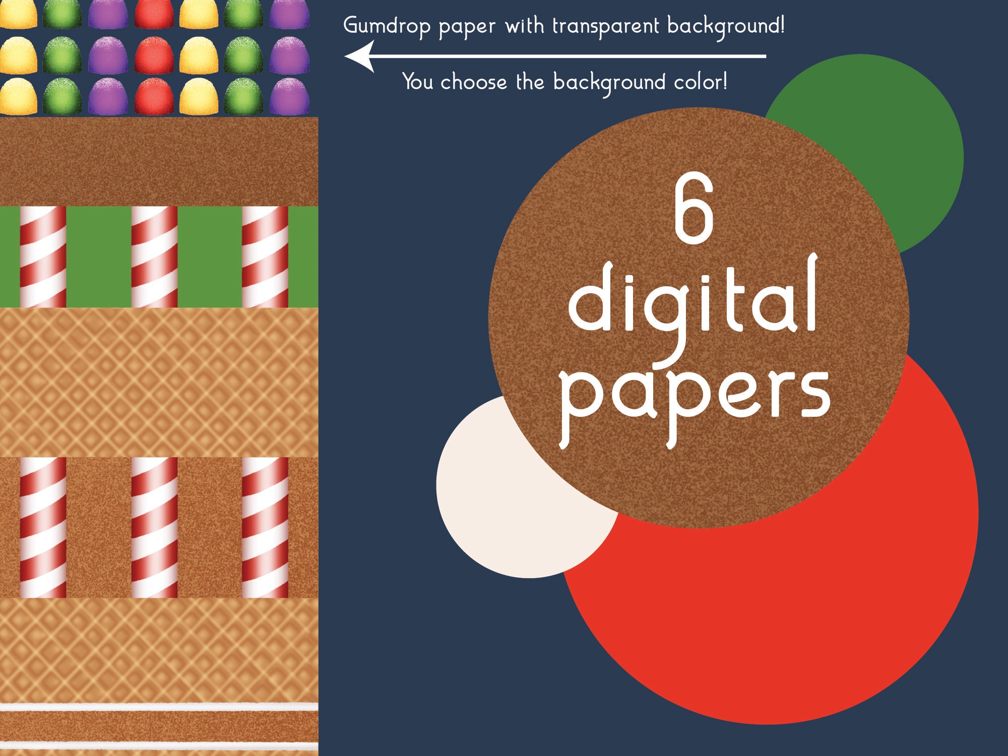 Gingerbread Friends Clip Art & Digital Paper Pack - Scene Building ...