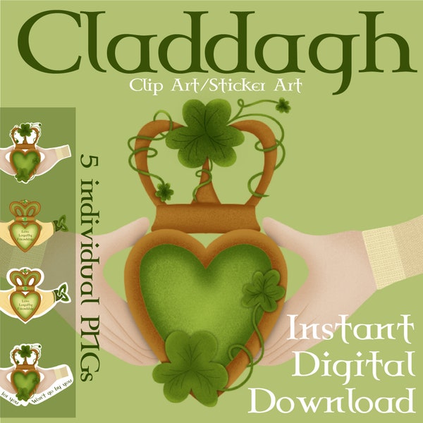 Claddagh Clip Art - Etsy