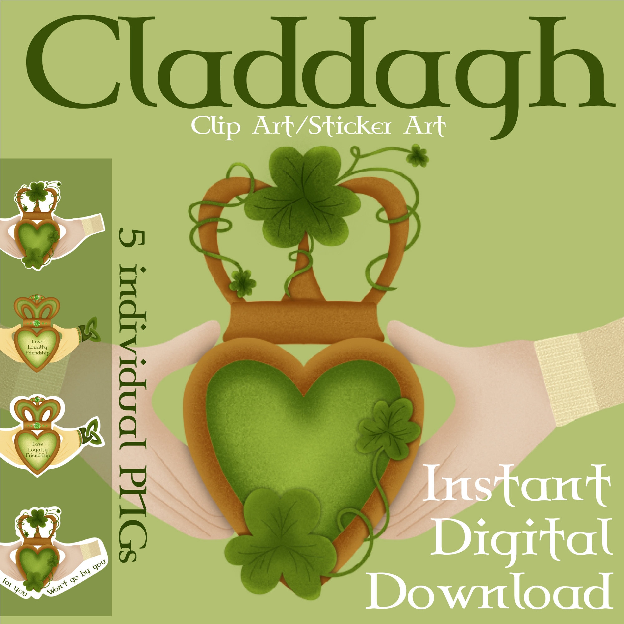 Irish Claddagh Clip Art