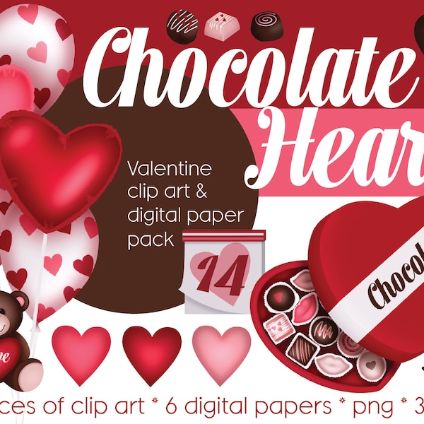 Valentine Clip Art - Etsy